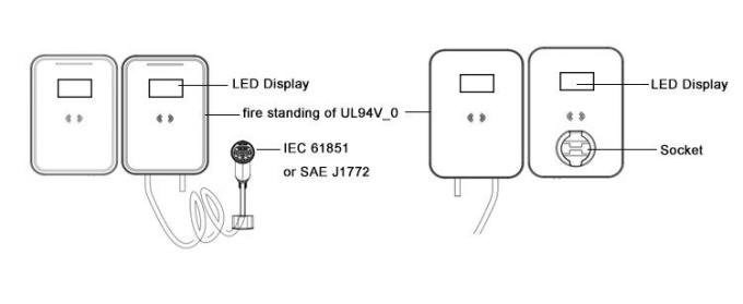 Electric Car Wall Box AC EV Charger 5m Wire 16A / 32A With APP Electric Car Wall Box AC EV Charger 5m Wire 16A / 32A With APP